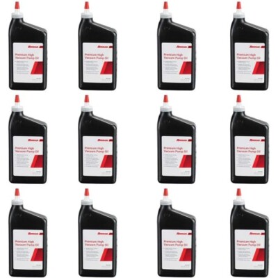 RobinAir 13203 Premium High Vacuum Pump Oil Quart Case of 12 | eBay