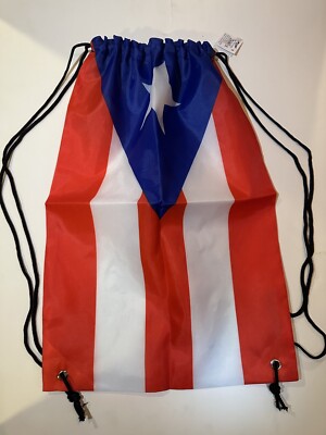 Puerto Rico Flag BackPack Drawstring | eBay
