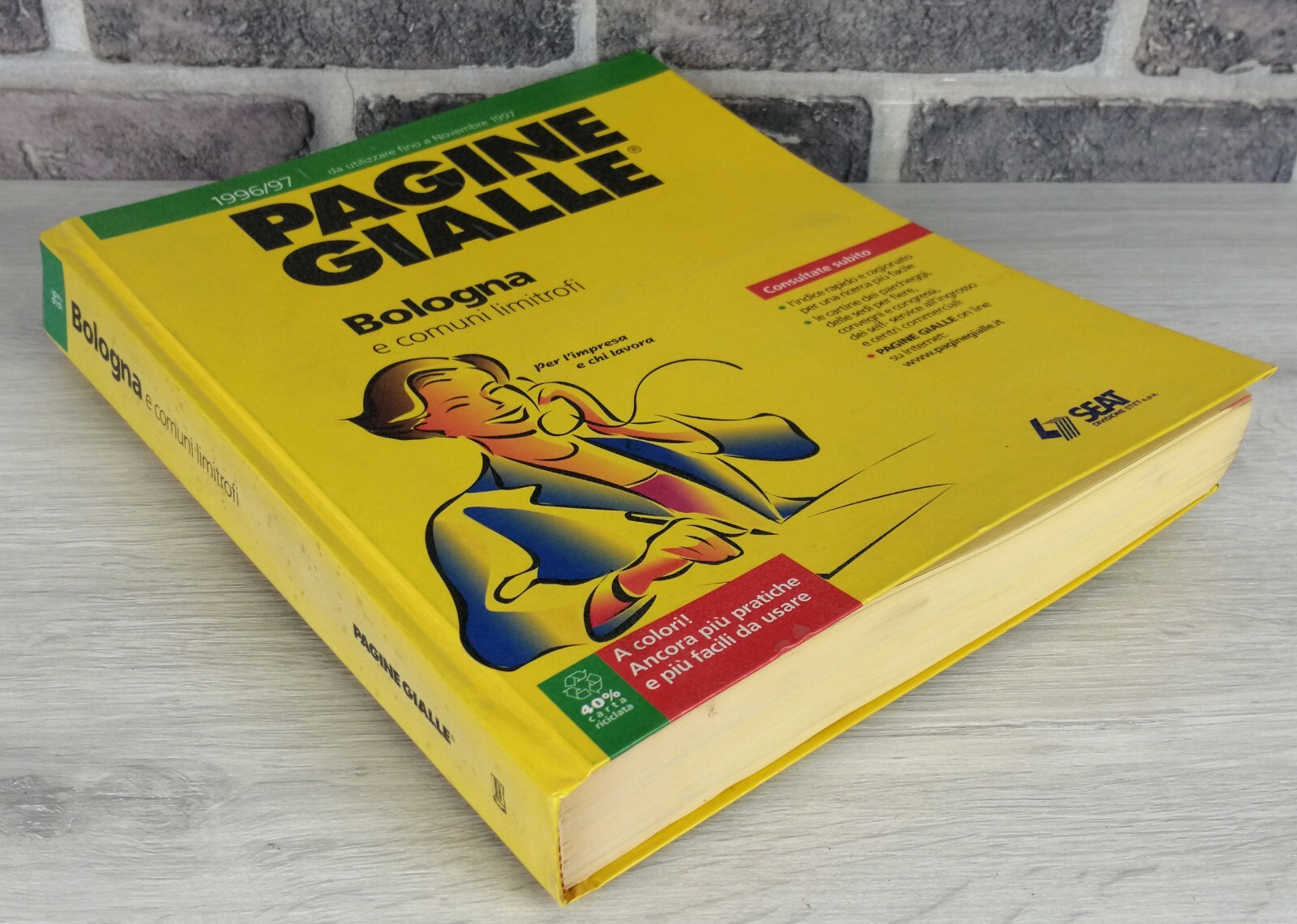 PAGINE GIALLE BOLOGNA E COMUNI LIMITROFI - 1996/97 - 1144 PAGINE | eBay