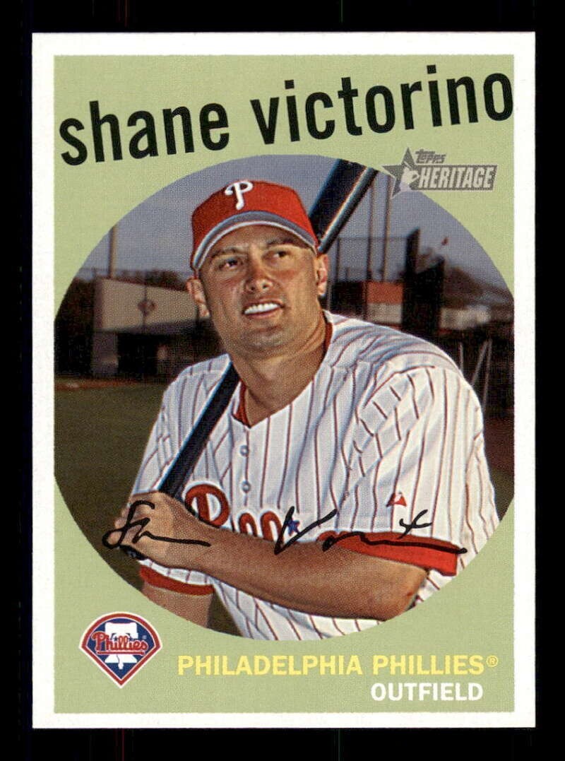 2008 Topps Heritage #227 Shane Victorino Phillies | eBay