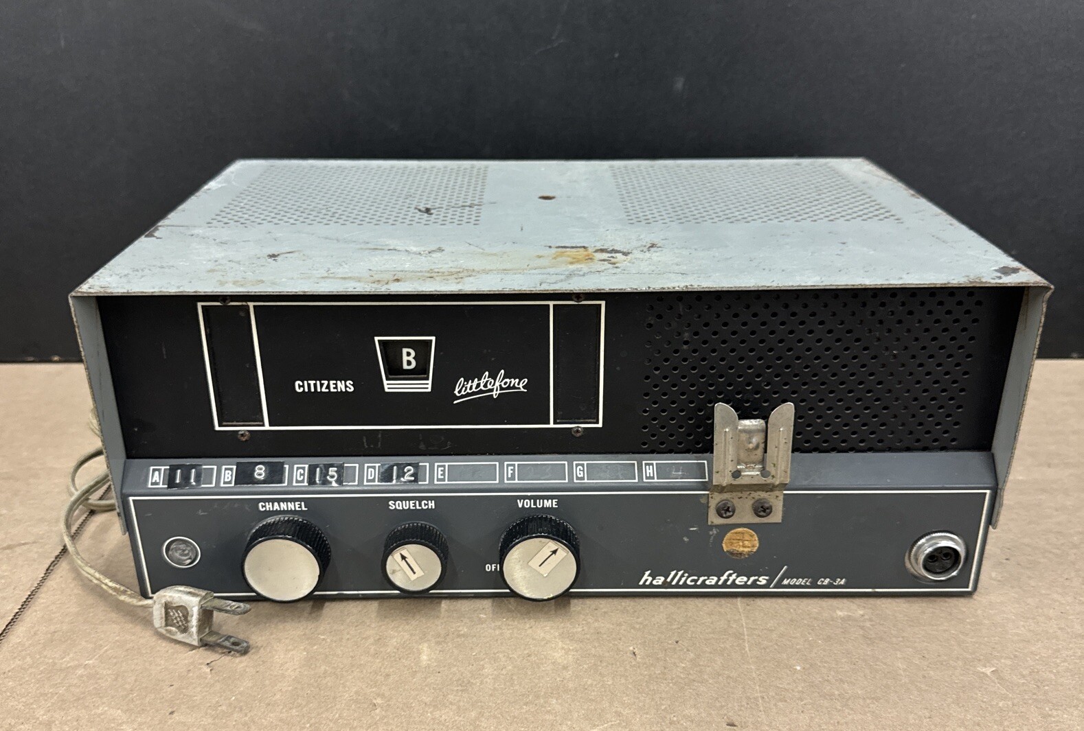 *Tested* Vintage Hallicrafters Model CB-3A Citizens Band Radio ...