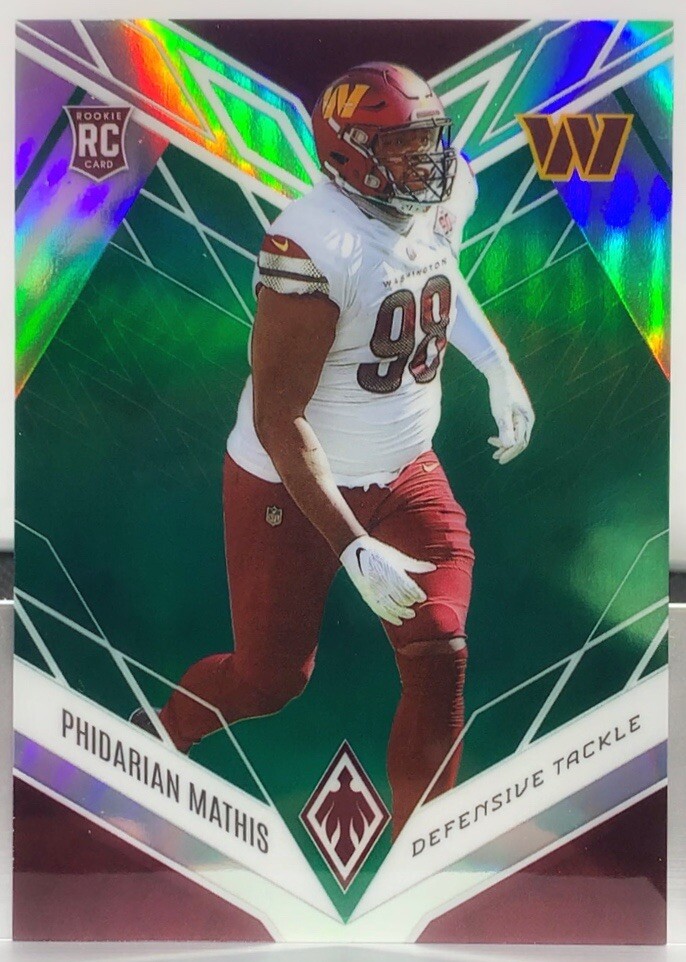 Phidarian Mathis RC Commanders 2022 Phoenix Green Prizm Super Rare SSP ...