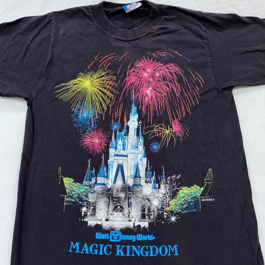 FADED vintage 80s WALT DISNEY WORLD MAGIC KINGDOM CAS… - Gem