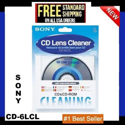 Sony CD6LCL CD DVD Lens Cleaner Laser Cleaner Compact Disc Game ...