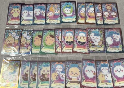 Chikawa wafer card set 27 cards rare available | eBay Australia