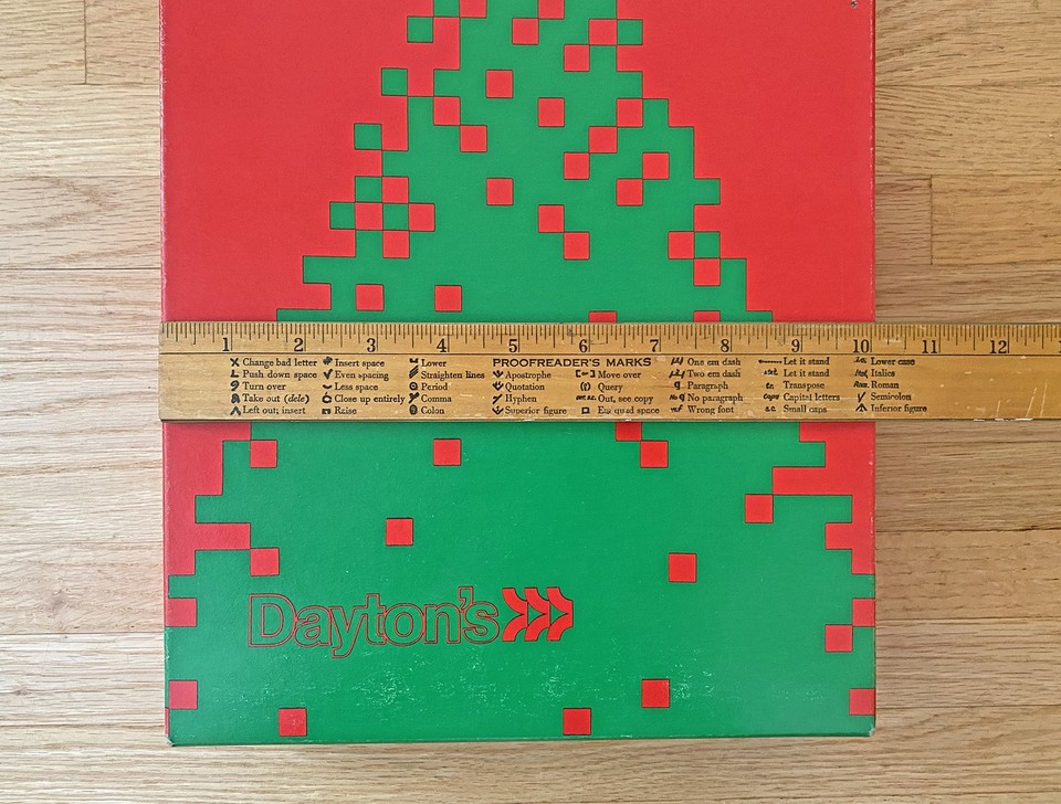 Vtg 70s Dayton's Department Store Modular Op Pop Art Christmas Tree ...