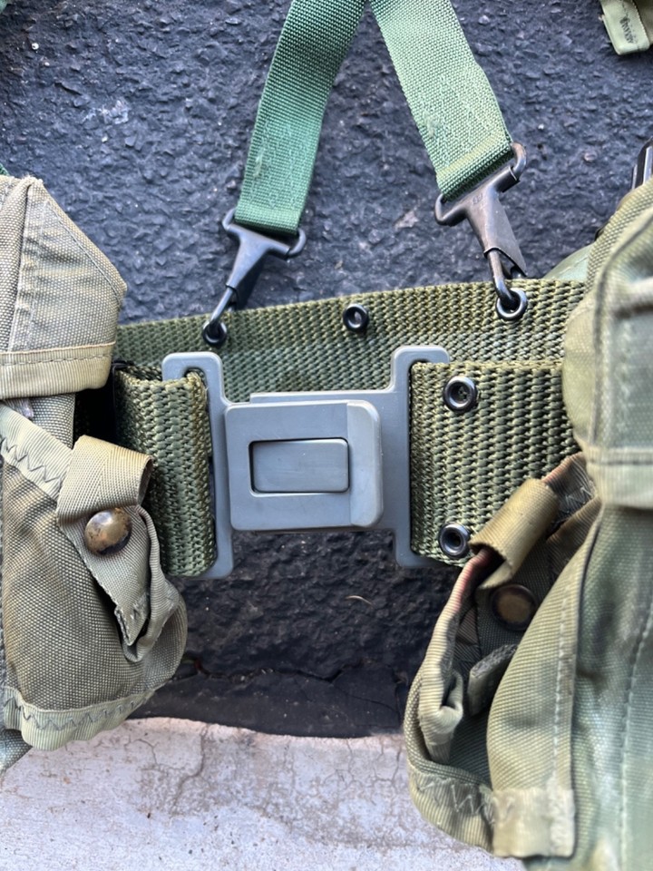 USGI ARMY USMC ALICE SYSTEM LC1/LC2 LOADOUT, BELT + SUSPENDERS ...