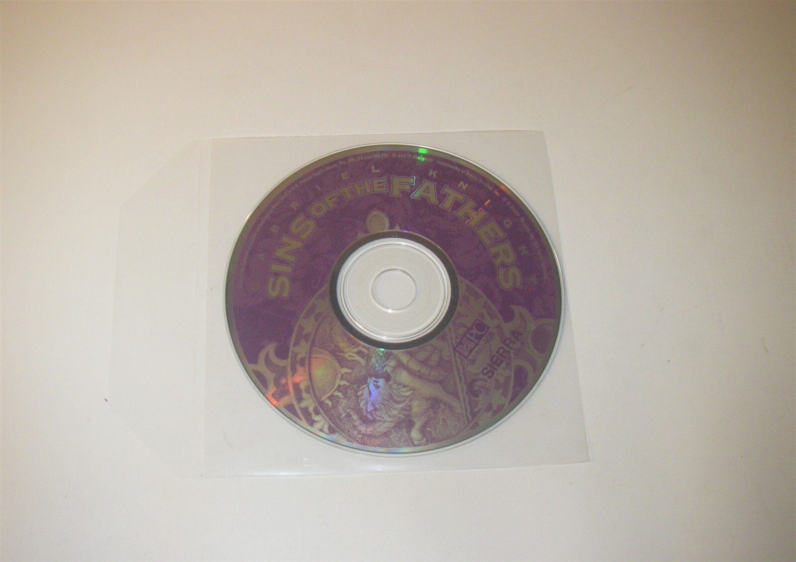 GABRIEL KNIGHT SINS OF THE FATHERS CD ONLY NO CASE R5230 | eBay