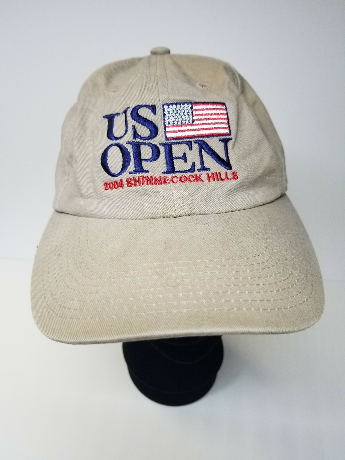 2004 US Open Shinnecock Hills USGA Golf Gold Strapback Hat Dad Cap ...