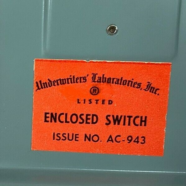 ZINSCO 30A General Duty FUSE BOX Safety DISCONNECT SWITCH 120/240V NEW ...