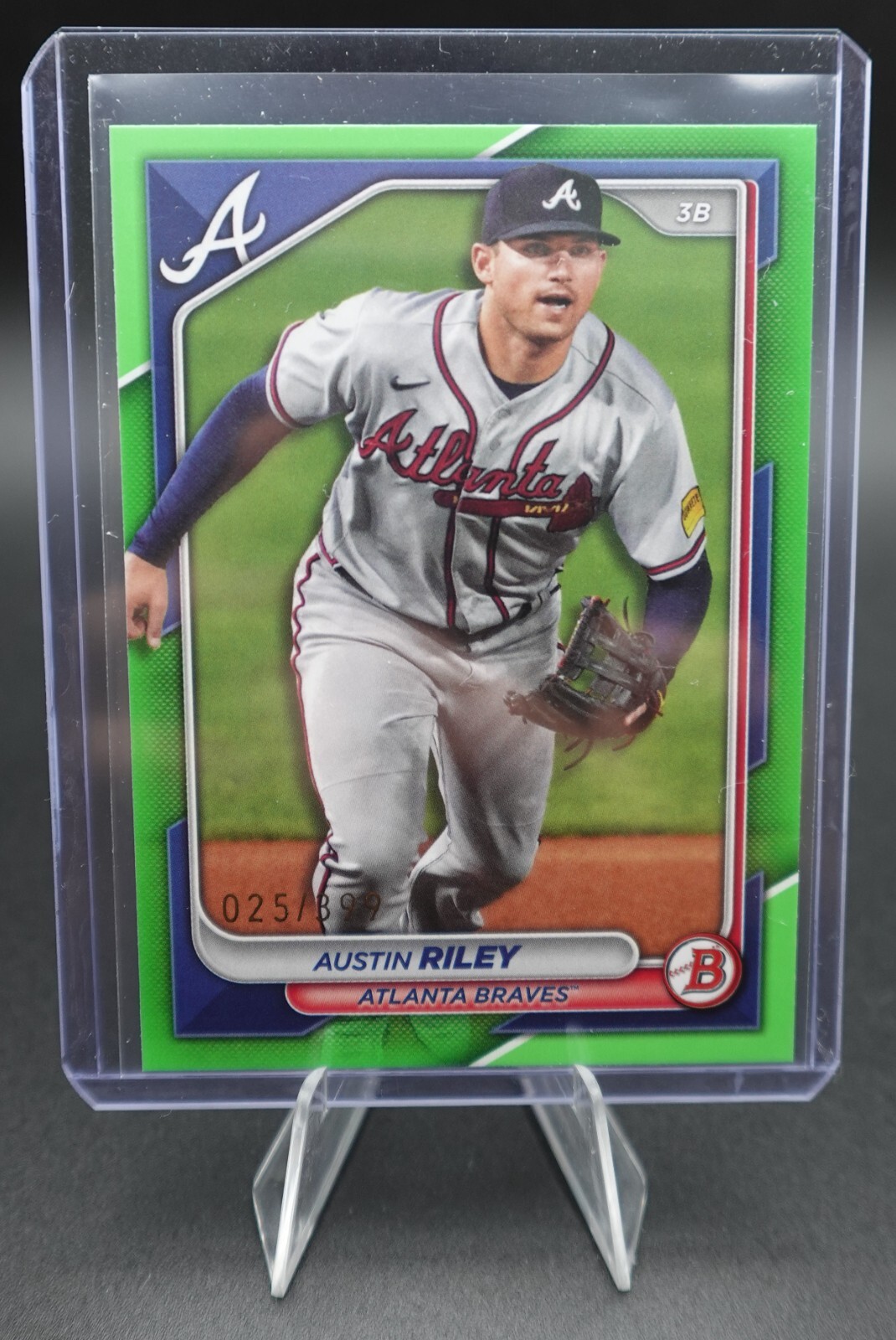 2024 Bowman - Neon Green Border #58 Austin Riley 25/399 | eBay
