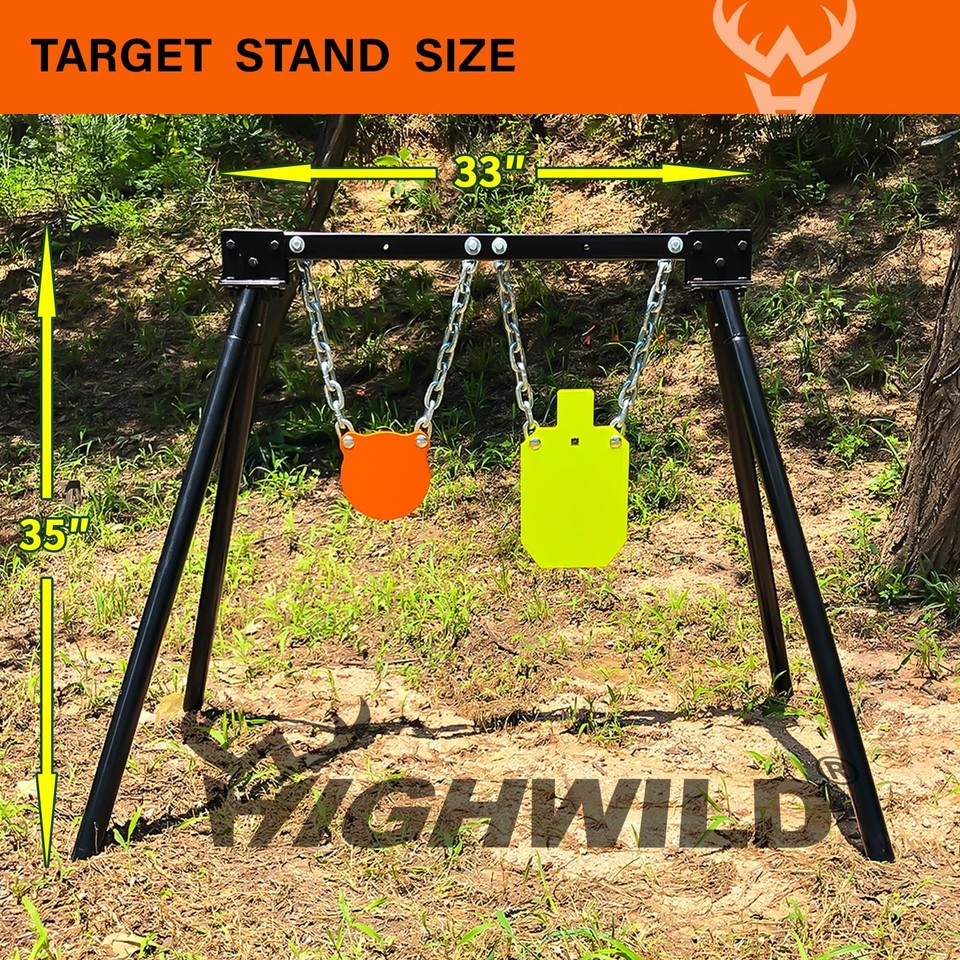 AR500 Steel Targets System 3/8 Inch Thick Complete Steel Shooting ...