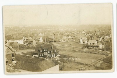 RPPC Birdseye View of KANE PA McKean County Pennsylvania Real Photo ...