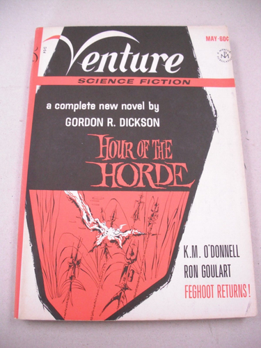 "VENTURE SCIENCE FICTION" 5/69 VFN! COMPLETE GORDON DICKSON NOVEL! RON ...