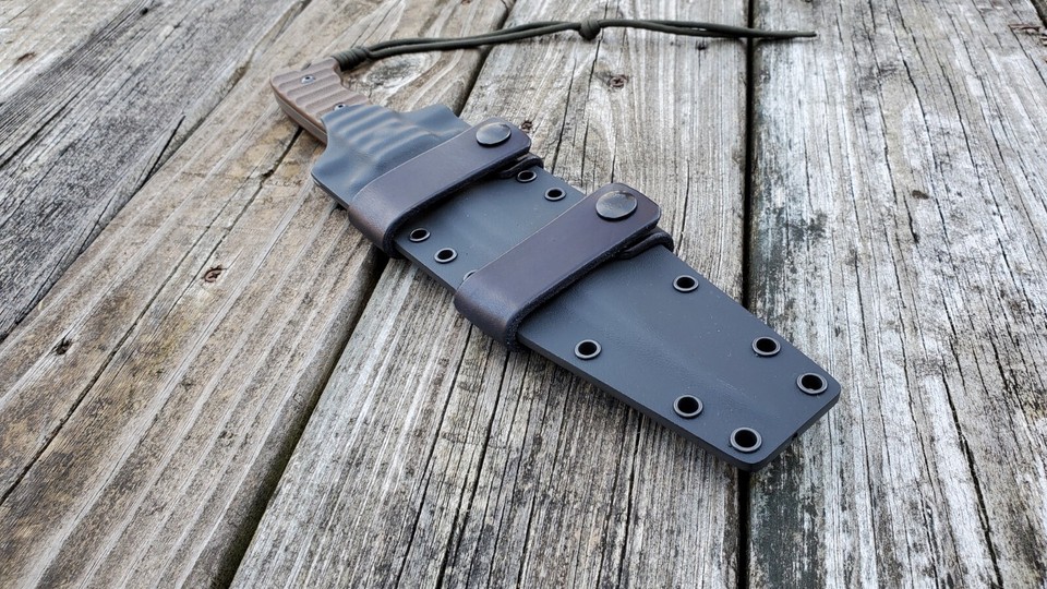 TOPS "WILD PIG HUNTER" SCOUT CARRY Kydex" (new 2.0 style pancake sheath ...
