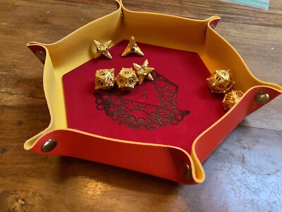 Dice Tray Saving Throw Engraving Flat Folding - DnD, Dungeons & Dragons ...