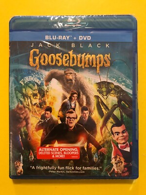 Goosebumps Blu-ray + DVD 2 DISC SET New Sealed Halloween R.L. Stine ...