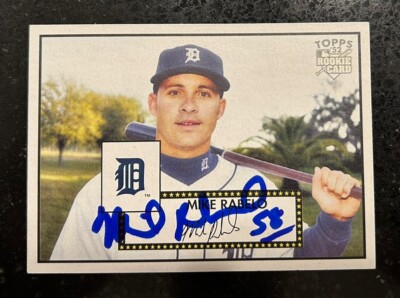 2007 Topps '52 Mike Rabelo #133 Rookie RC ON CARD AUTOGRAPH Card ...