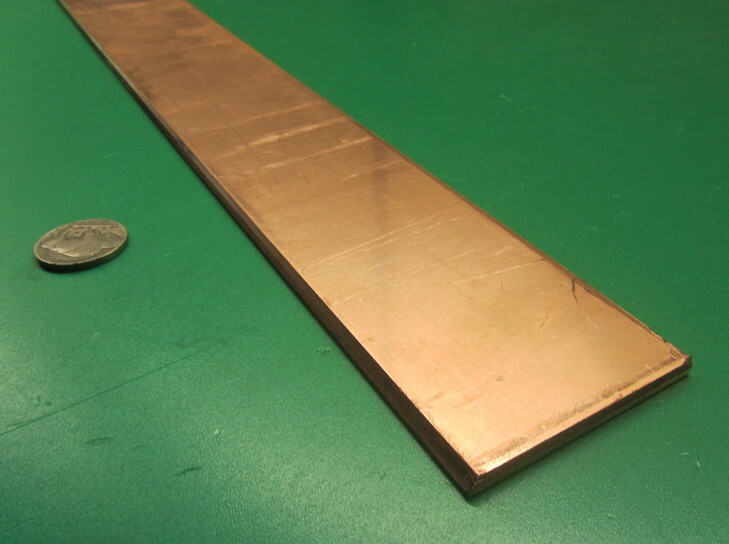 110 Copper Bar H02 .156" (5/32") Thick x 2.0" Wide x 36.0" Length | eBay