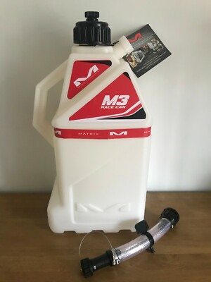 NEW MATRIX M3 RACE CAN JUG 15 LTR PETROL FUEL CAN WITH FLEXIBLE SPOUT ...