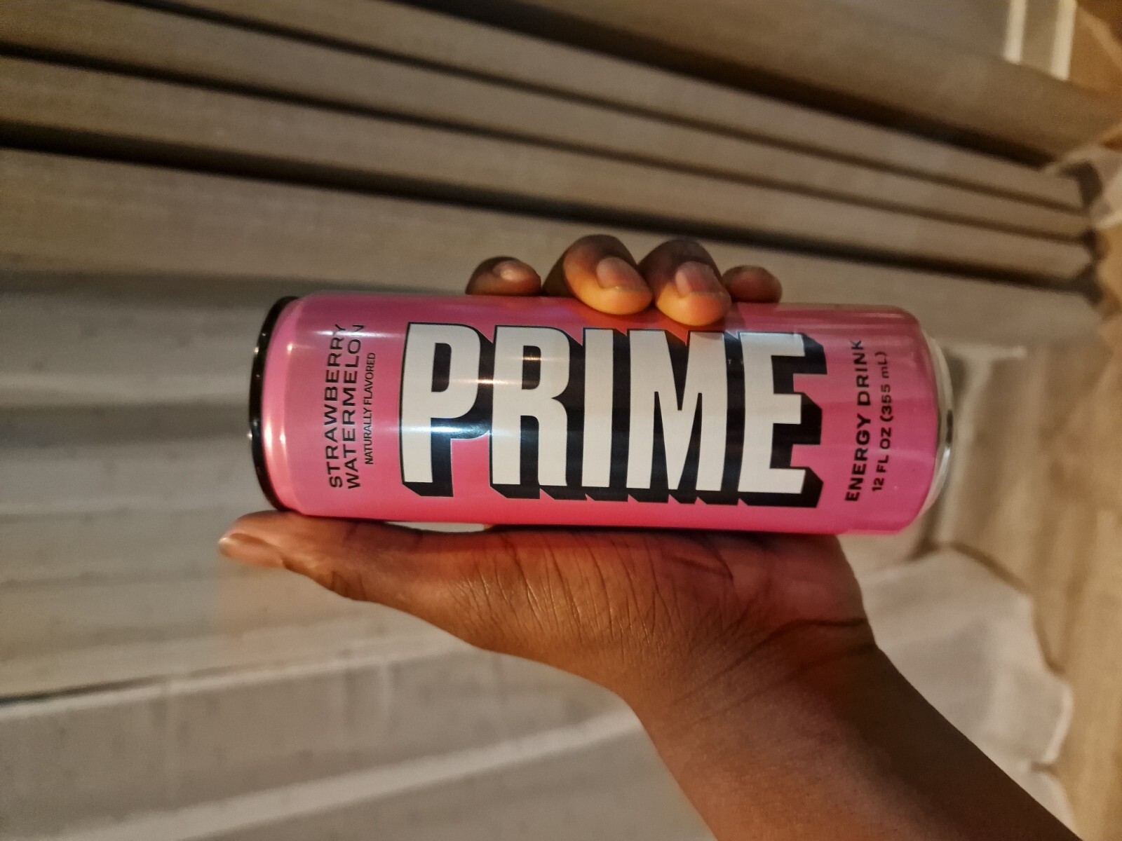 Prime Energy Drink Can 355 ml - Strawberry Watermelon 850040427271 ...