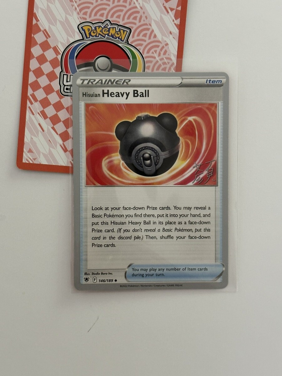 Hisuian Heavy Ball 146/189 Pokemon World Championships Hisuian Heavy Ball 146/189 Pokemon World Championships