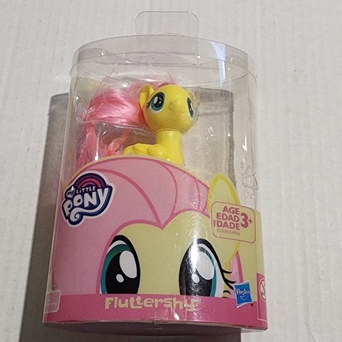 My Little Pony Fluttershy Figure Yellow Pink Butterflies Hasbro Classic ...