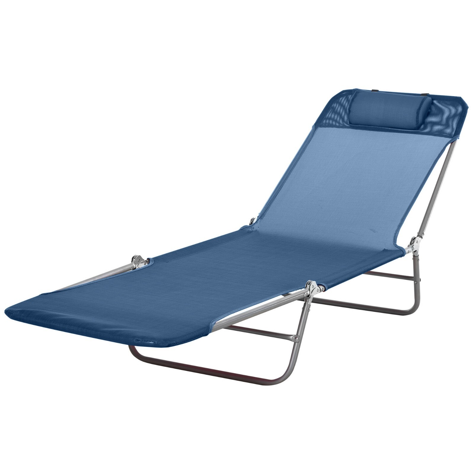 Outdoor Folding Reclining Beach Sun Patio Chaise Lounge Chair at Brenda ...