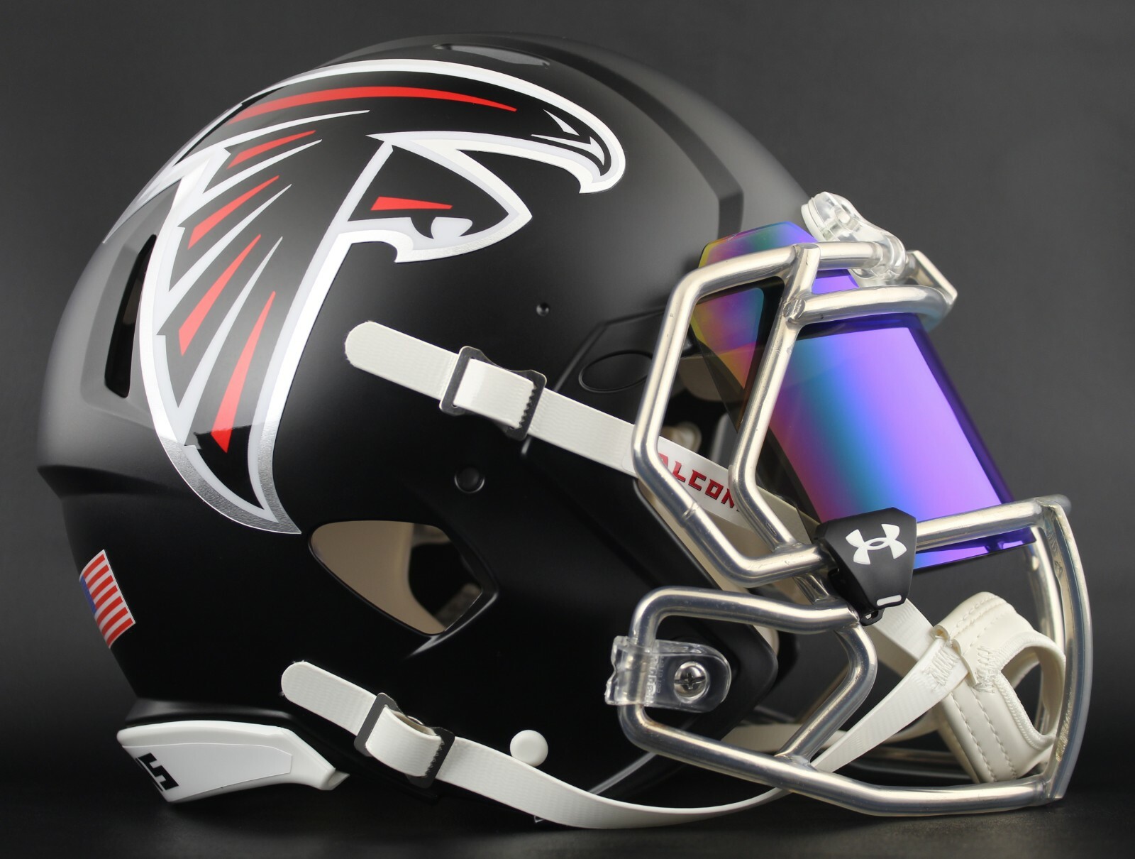 *CUSTOM* ATLANTA FALCONS NFL Riddell Speed AUTHENTIC Football Helmet | eBay