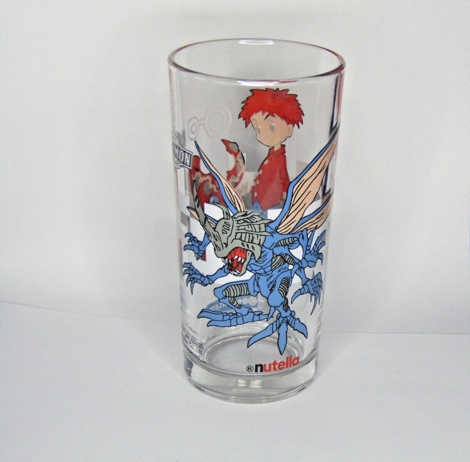 Digimon Izzy Knowledge Nutella Drinking Glass Display Item | eBay