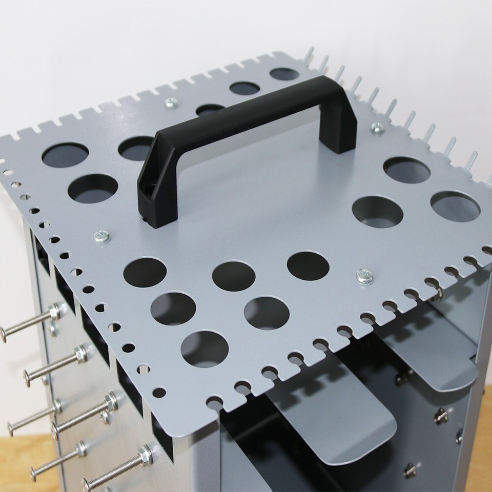 Tabletop Hardware Tools Organize Storage Rack Rotary Magnetic Holder ...
