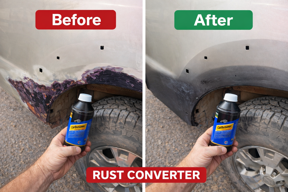 Lanoblack Chassis Wax Rust Treatment Full Kit Spray Grease & Converter ...