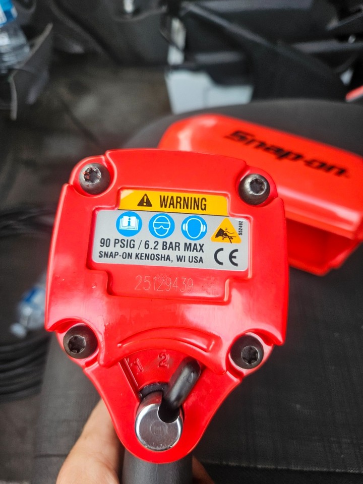 Snap-on MG1250 3/4" Drive Heavy-Duty Air Impact Wrench - Red | eBay UK