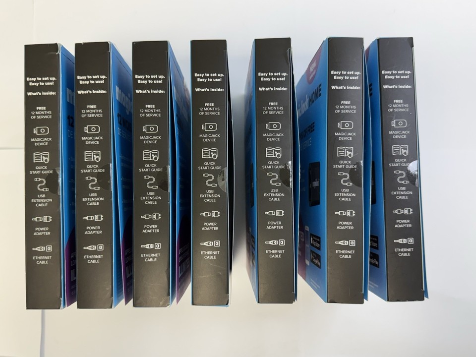 MagicJack - HOME VoIP Telephone Adapter - Black - Lot Of 7 | eBay