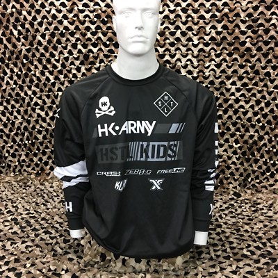 NEW HK Army Hostile DryFit Long Sleeve T-Shirt - Black - Medium | eBay