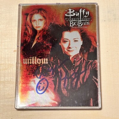 Alyson Hannigan (Willow) Buffy the Vampire Slayer autographed card | eBay