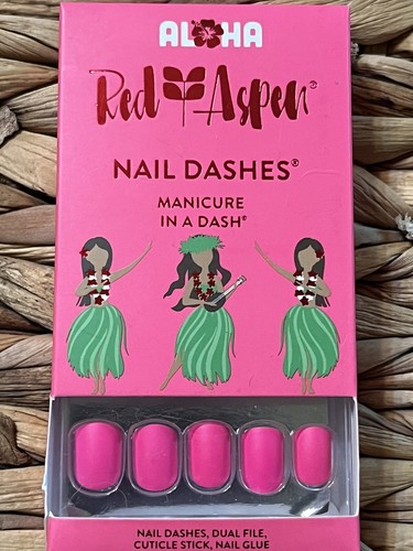 Red Aspen Reusable Nail Dashes, Pop On Short Square, Nohea On The North ...