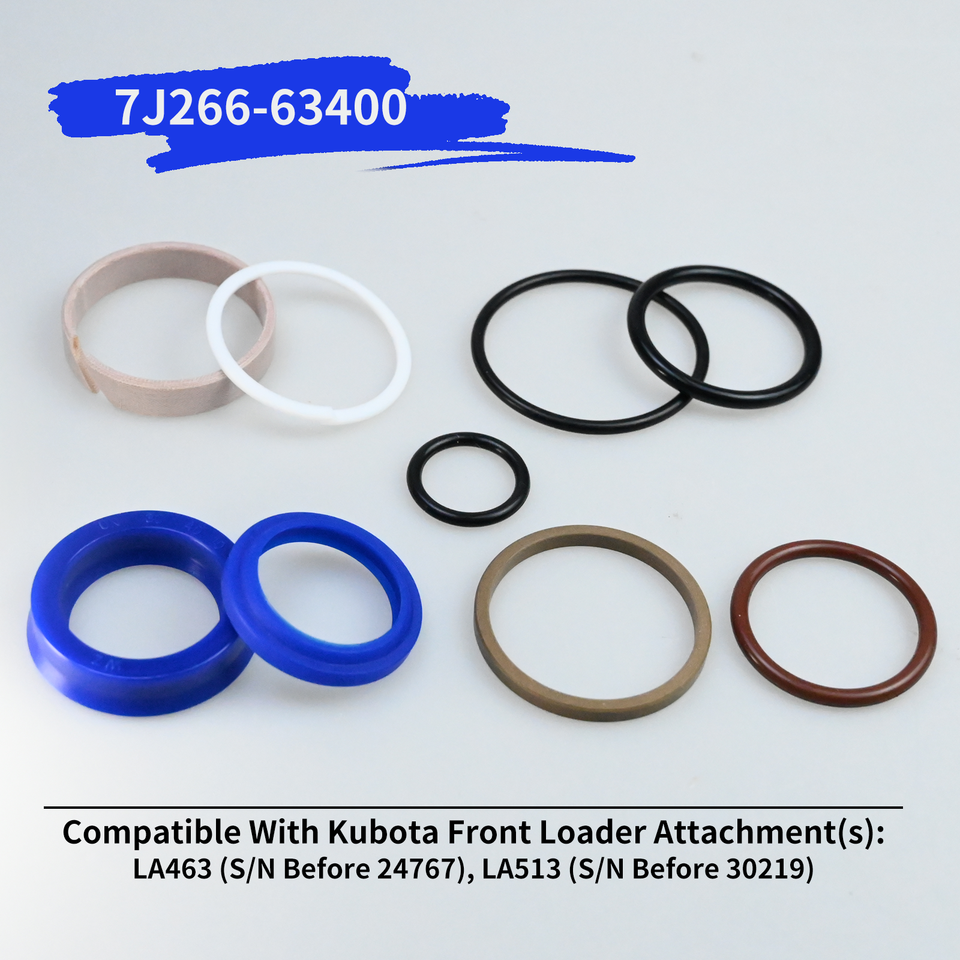 For Kubota Front Loader LA513 LA463 Boom & Bucket Cylinder Seal Kit ...
