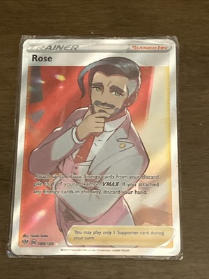 Pokemon TCG Darkness Ablaze 189/189 Rose Trainer Card | eBay