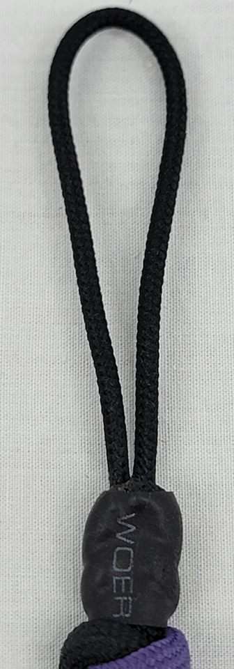 Paracord ~ Purple & Black ~ Zipper Pull/Knife Lanyards/Key Fob/Tool ...