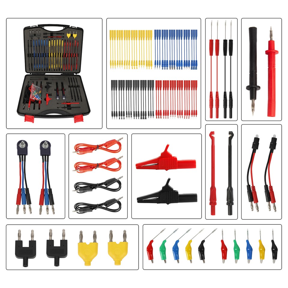 104PCS Automotive Multimeter Test Leads Kit Efficient Circuit Test ...