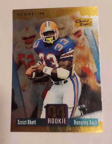 1994 Score Gold Zone Tampa Bay Buccaneers Football Card #287 Errict ...
