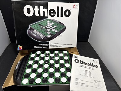 Othello Board Game - Strategy - Mattel 2005 - 2 Player 8+ Year - B3165 ...