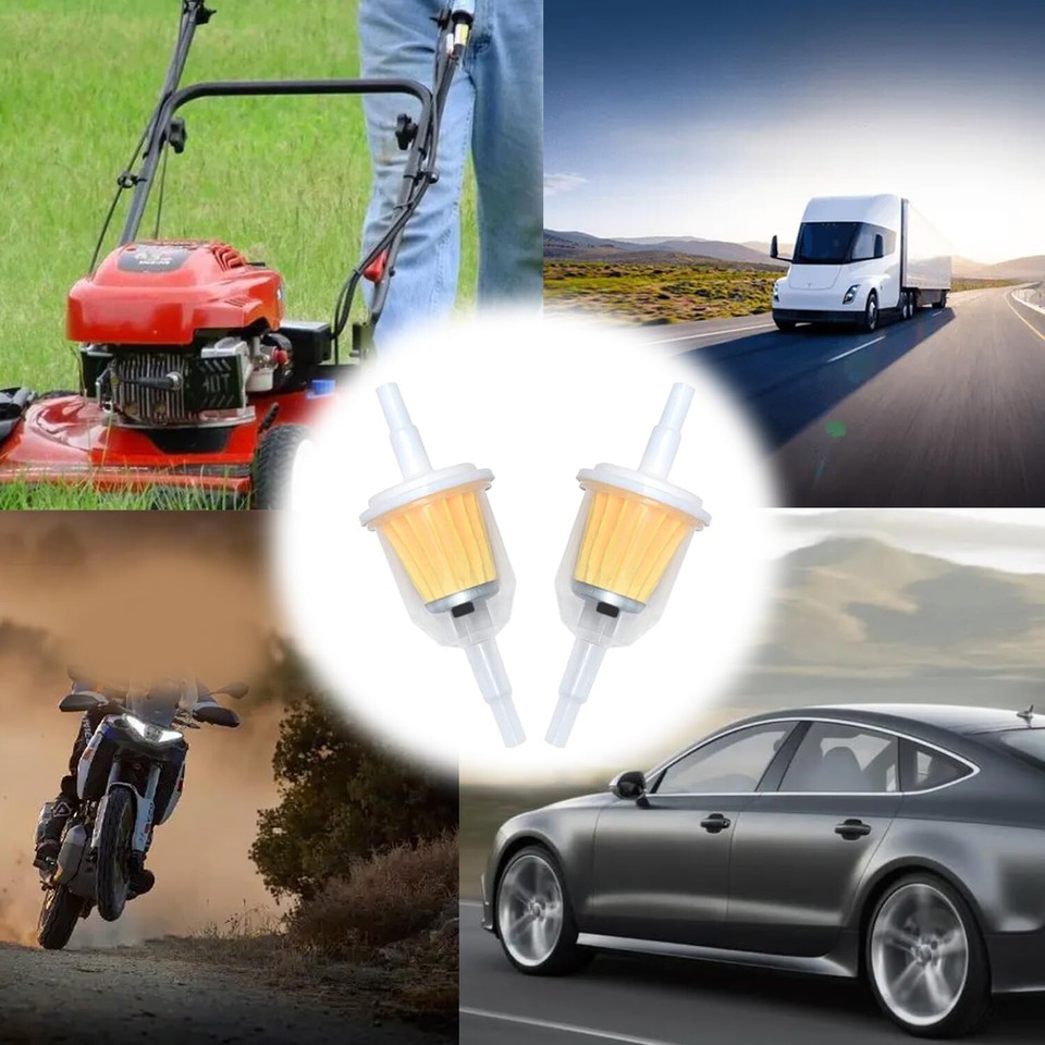 10/20/30Pack Motor Inline Gas Oil Fuel Filter Small Engine for 1/4'' 5/ ...