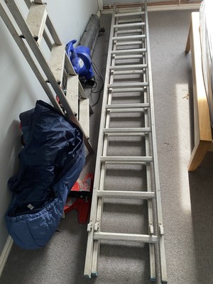 Heavy Duty Ladders. TE Davies. 2 X 9 foot. 1 year old. | eBay UK