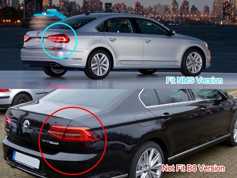 244S Rear Duckbill Trunk Spoiler Wing Fits 2012~2020 Volkswagen Passat ...