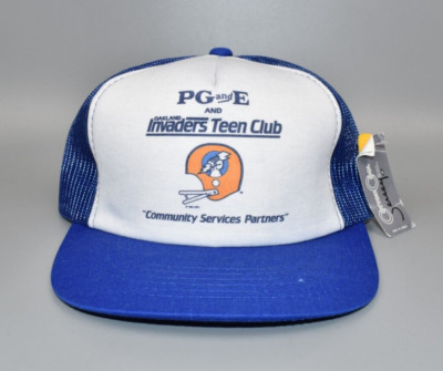 Oakland Invaders USFL Vintage Youngan Trucker Snapback Cap Hat | eBay