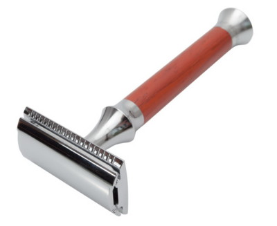 Padouk Wood & Brass Safety Razor Timor Made in Solingen Double-Edged ...