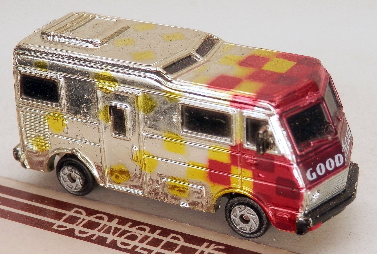 Micro Machines Chrome/Red/Yellow w/GOODYEAR on Nose Motorhome RV | eBay