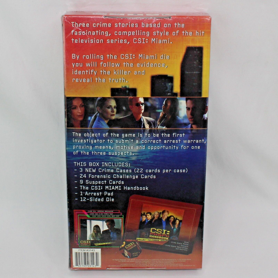 CSI Miami Booster Pack-3 Additional Crime Stories Brand New | eBay